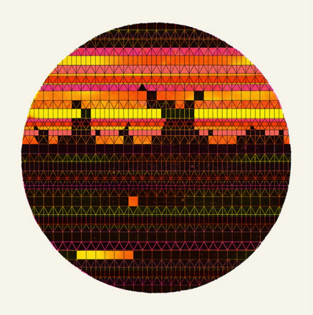 Rainbow Barrier - Screen Print - Etsy