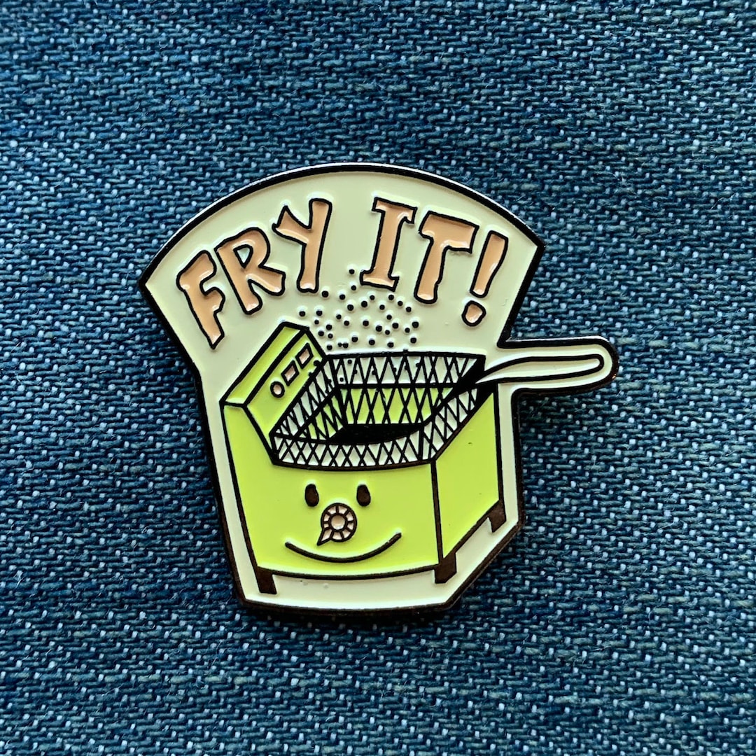 Fry It Enamel Pin - Etsy