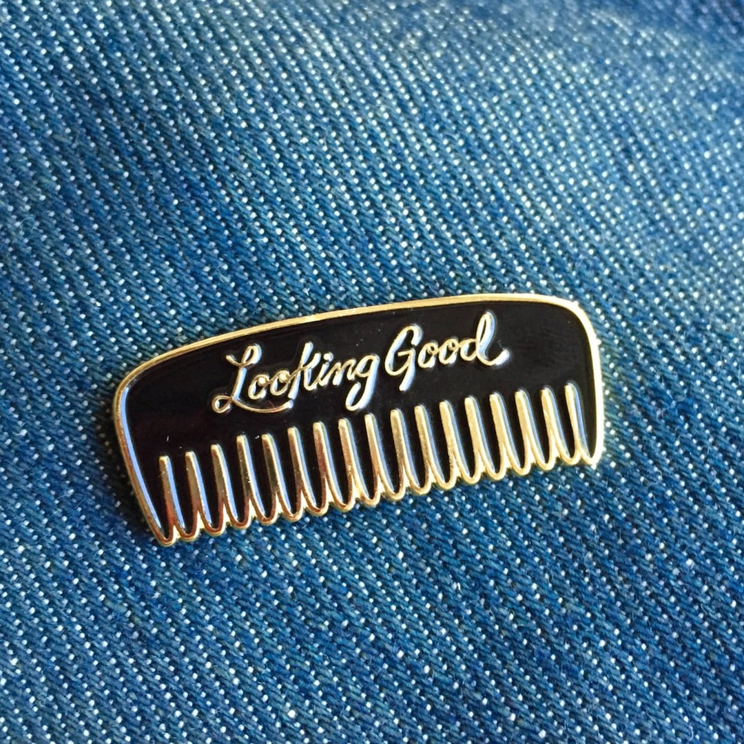 Look Good Enamel Pin - Etsy