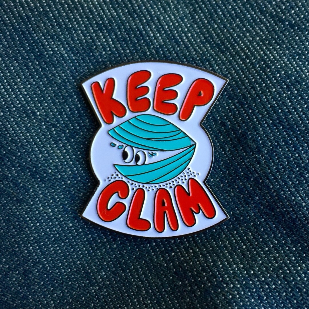Keep Clam Enamel Pin - Etsy