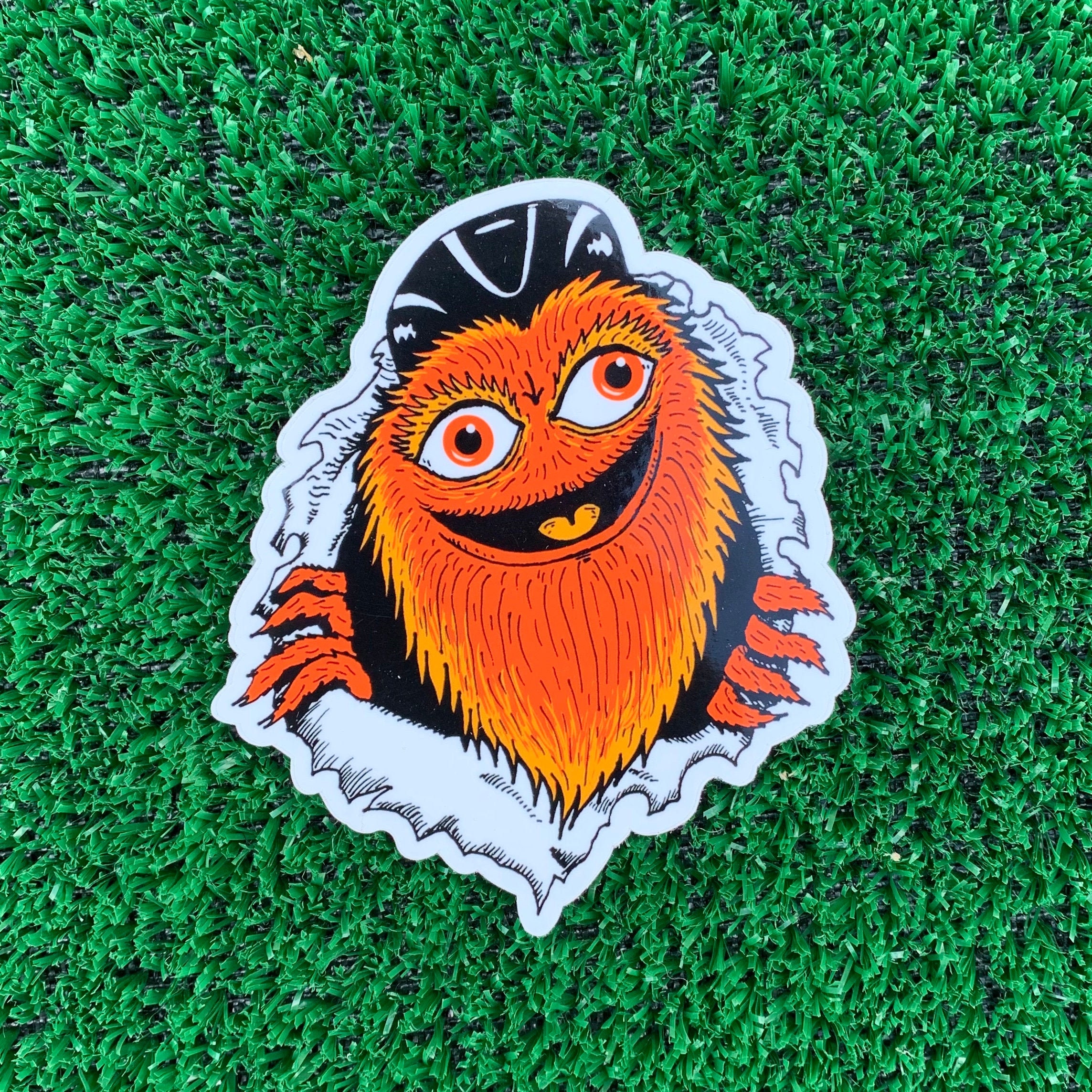 Gritty Vinyl Sticker - Etsy Canada