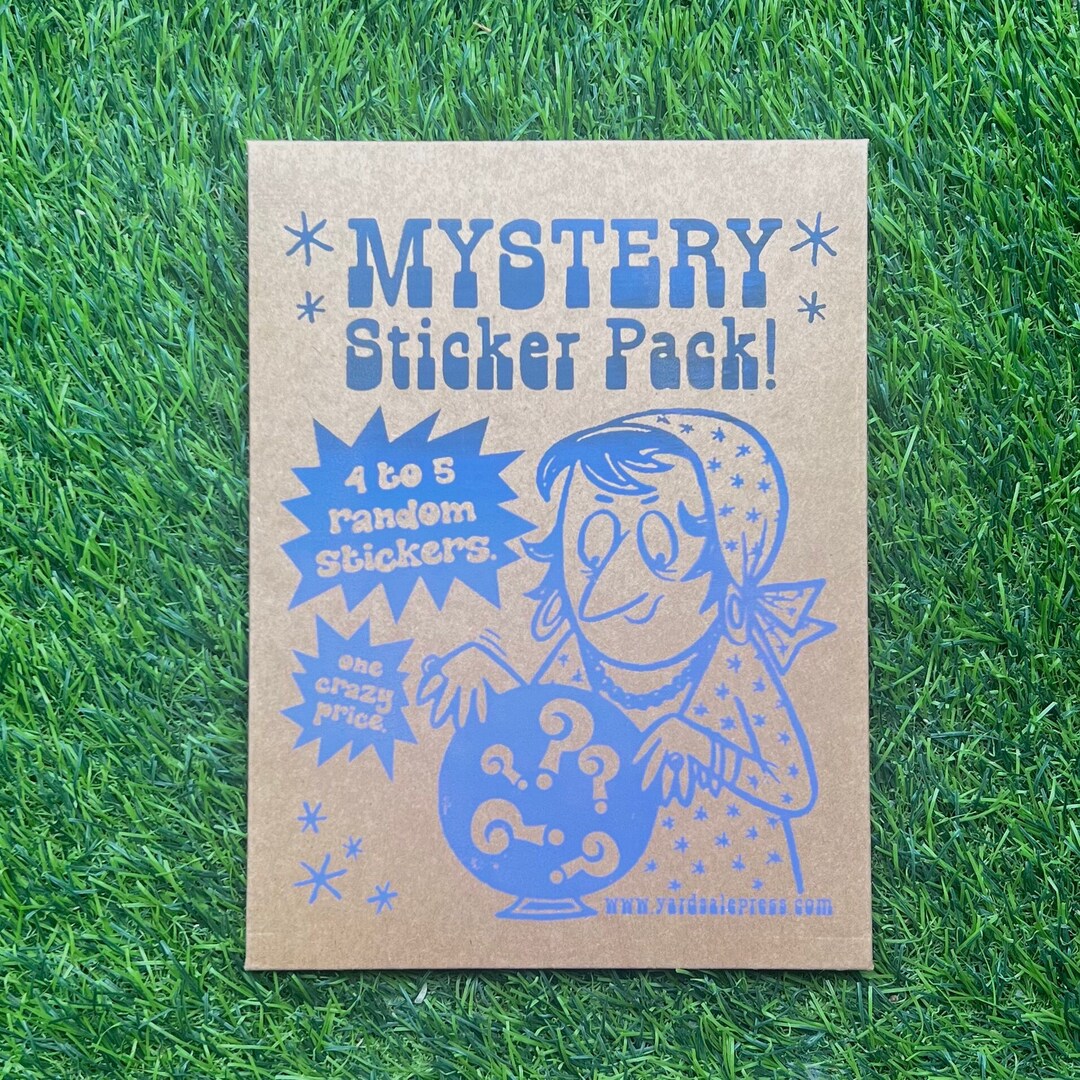 Mystery Sticker Pack, With FREE SHIPPING. - Etsy
