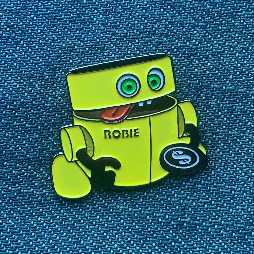 Robie the Robot Enamel Pin - Etsy