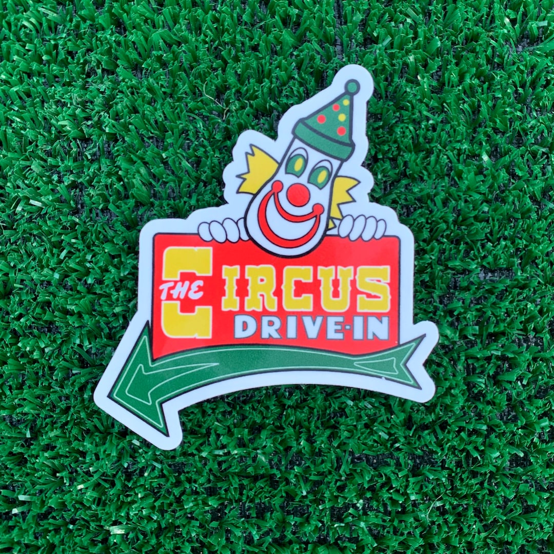 The Circus Drive- in Sticker - New Jersey - Etsy