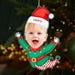 Personalized Funny Elf Photo Ornament,custom Funny Face Gift for Kids ...