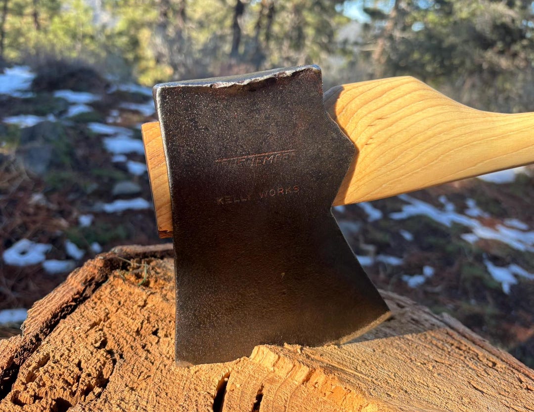 RARE Vintage Restored True Temper "red Warrior" Axe - Jersey Pattern - Etsy