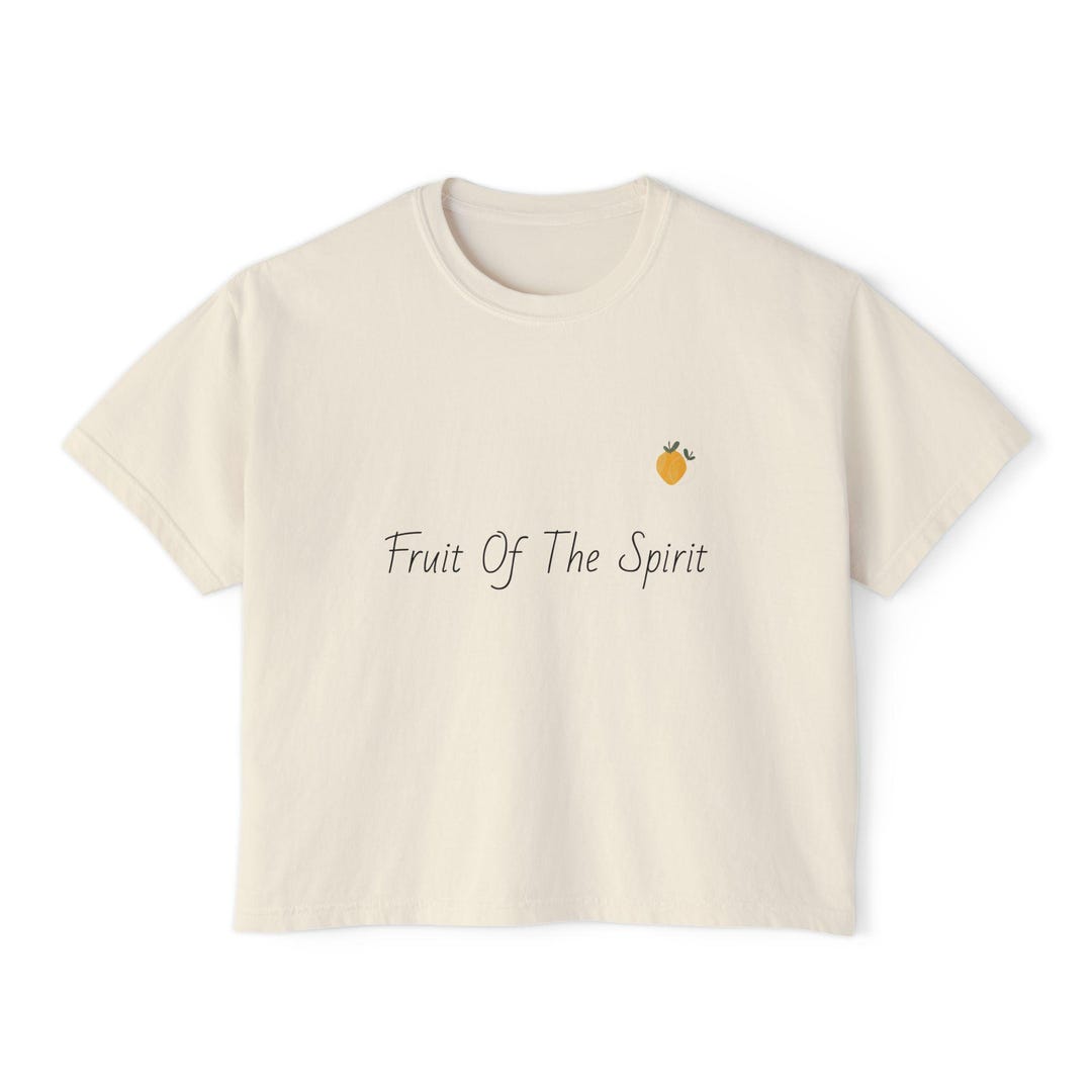 Fruit of the Spirit Women's Boxy Tee - Etsy