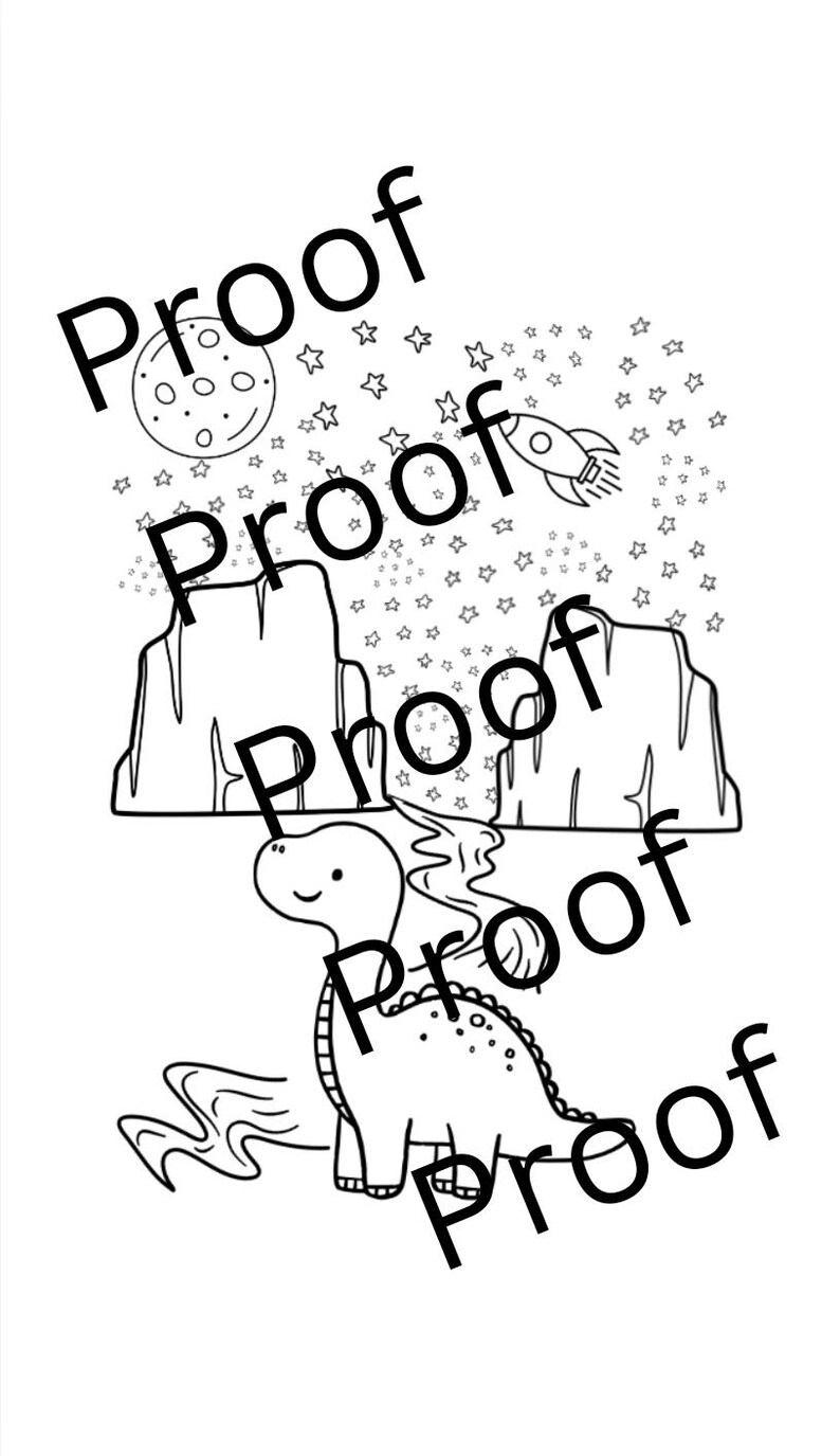 25 Editable Dinosaur Coloring Pages - Etsy