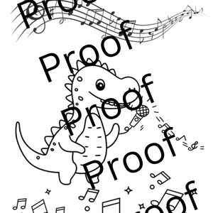 25 Editable Dinosaur Coloring Pages - Etsy