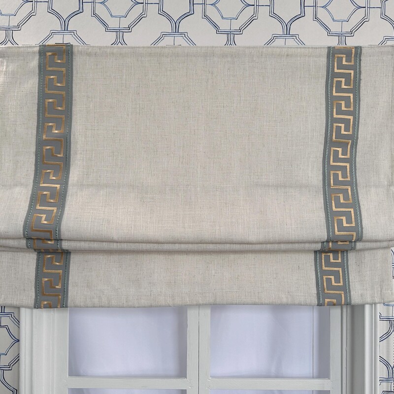Flat Roman Shades - Etsy