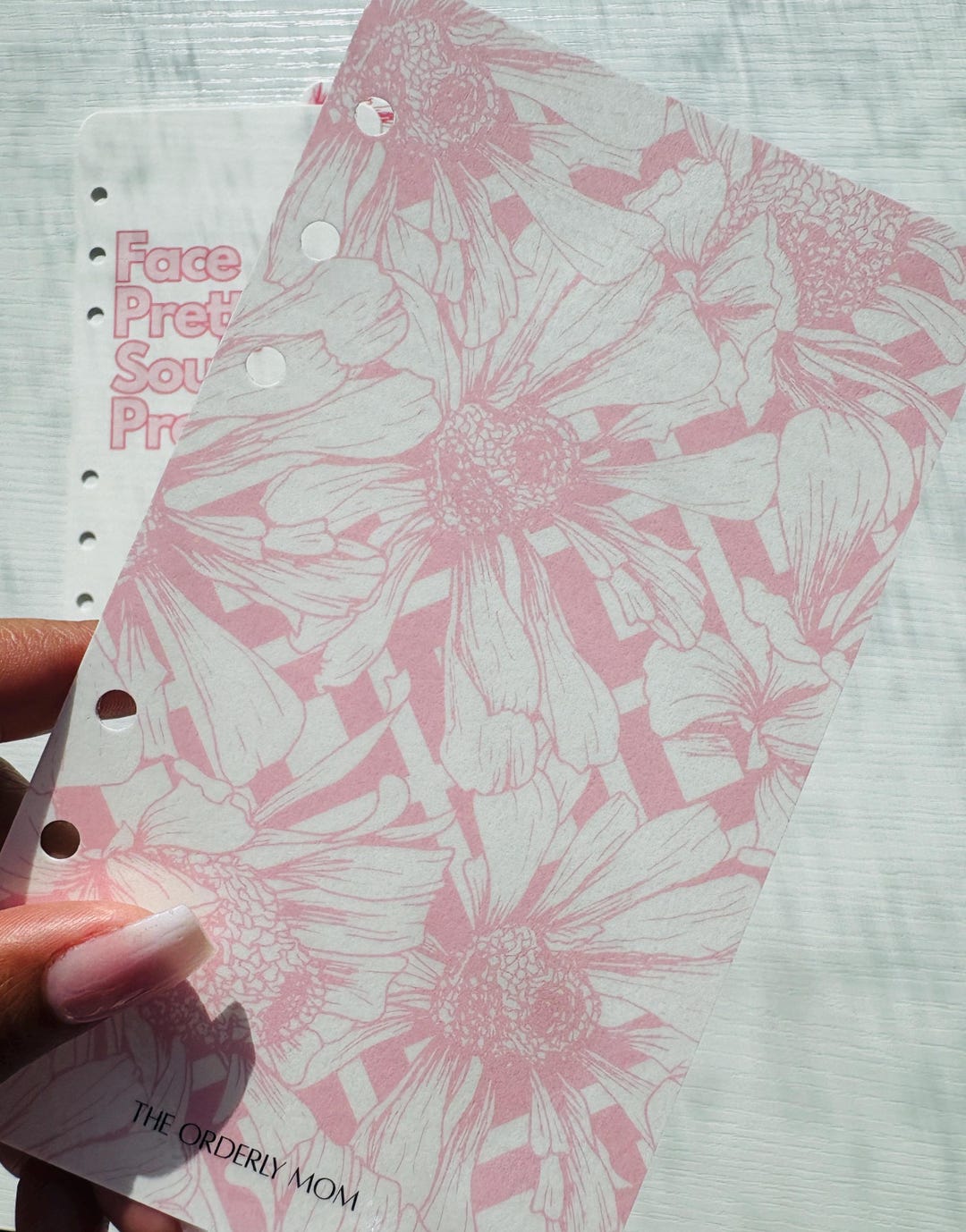 A6 Dashboard | Blush Flower Dashboard - Etsy