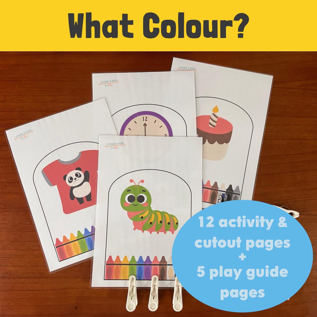 What Colour? - Colours Activity Printable Set for Preschoolers ...