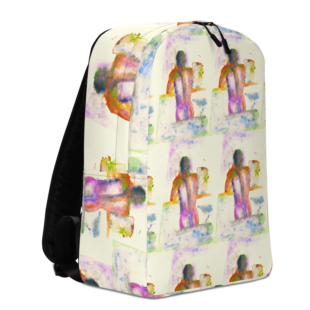 Minimalist Art Backpack the Artwear by Artist Garrett Larson - Etsy