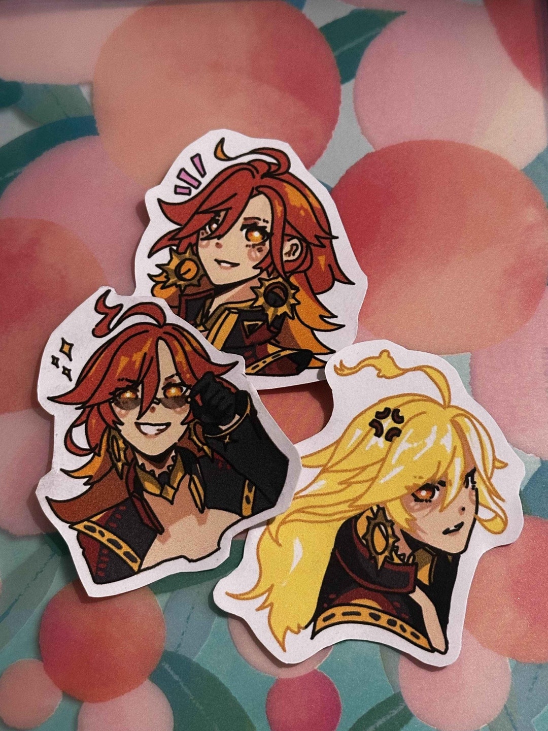 Mavuika - Genshin Impact Character Sticker Emoticon Set - 3 Pack - Etsy
