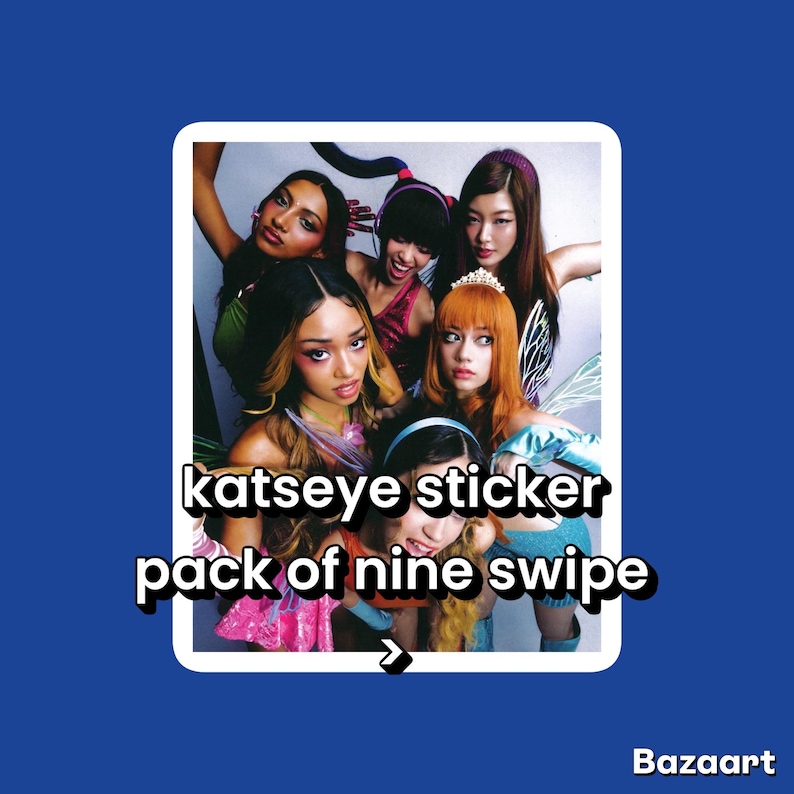 Katseye Sticker Pack of Nine - Etsy