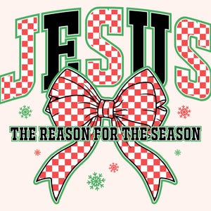 Jesus is the Reason Png, Jesus Christmas PNG, Retro Jesus Png ...
