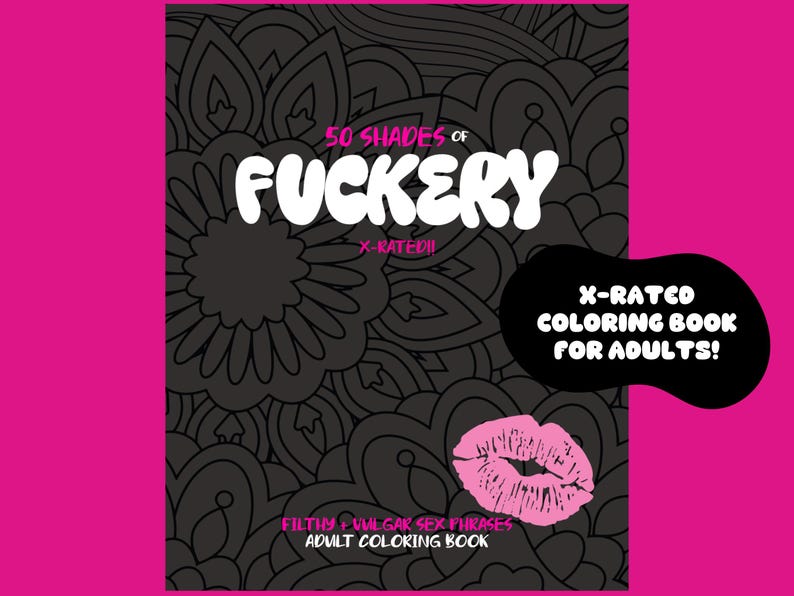 Sexy Coloring Pages for Adults, Kinky Printables, Anniversary Gift ...
