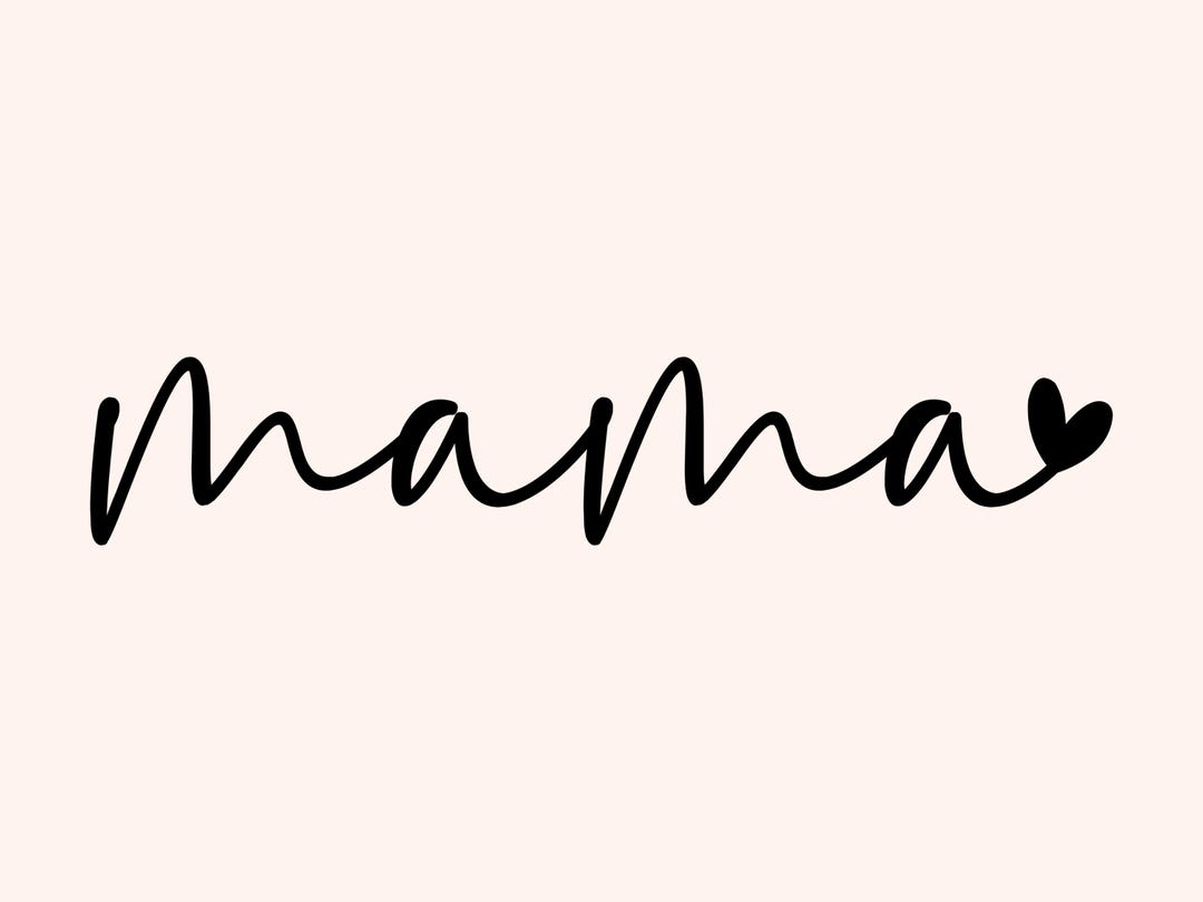 Mama Heart Png, Mama Png, Mama Shirt Png, Mama Valentine, Mama Prints ...