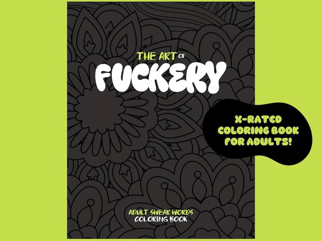 Swear Word Coloring Therapy, Swear Word Coloring Pages With Sweary ...