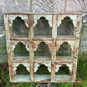 Stunning Antique Indian Wall Shelves With Original Paintwork and Lovely ...