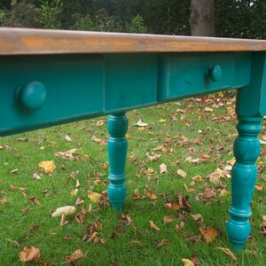 Painted to Order Vintage Dining Tables Painted Legs and Refurbished Top ...