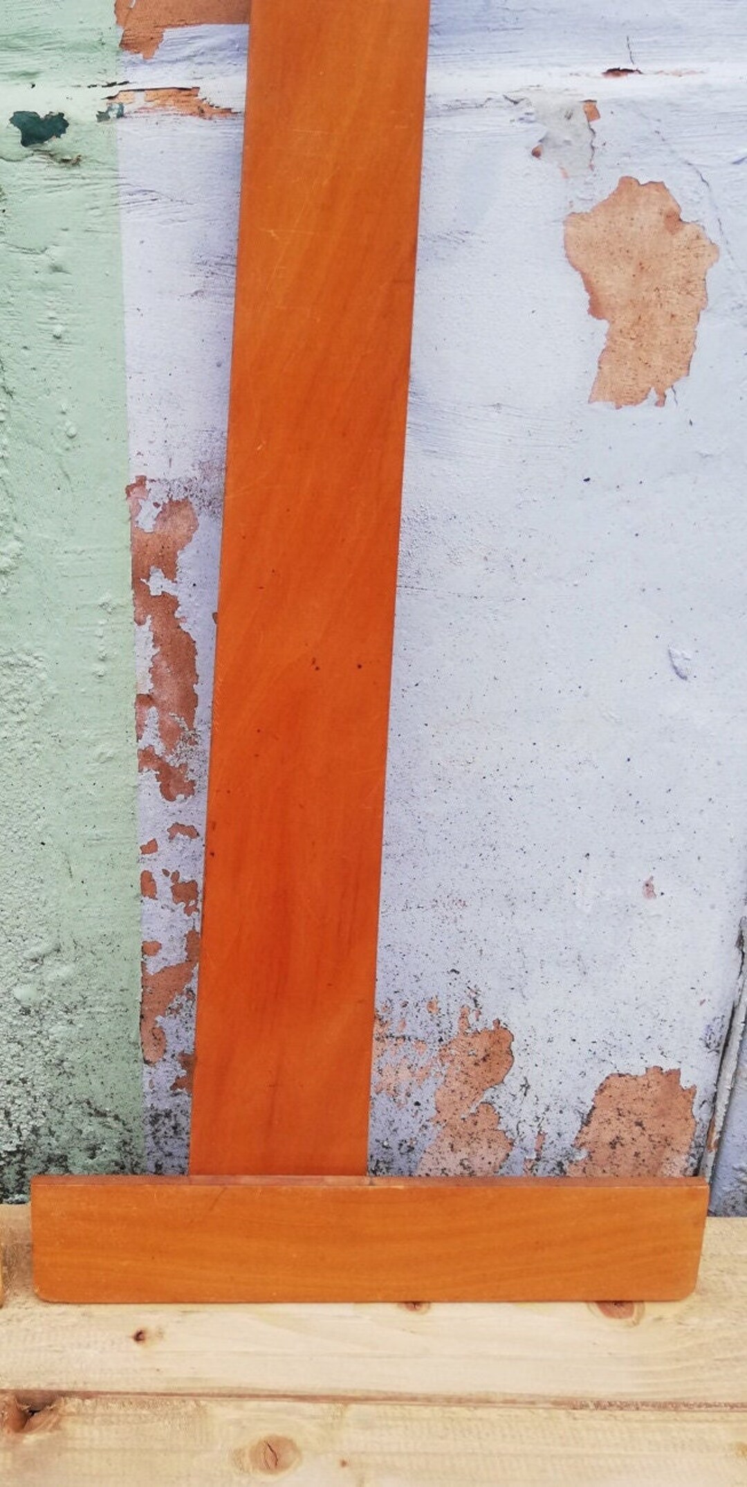 Large Vintage 1970's Wooden Set Square - Etsy