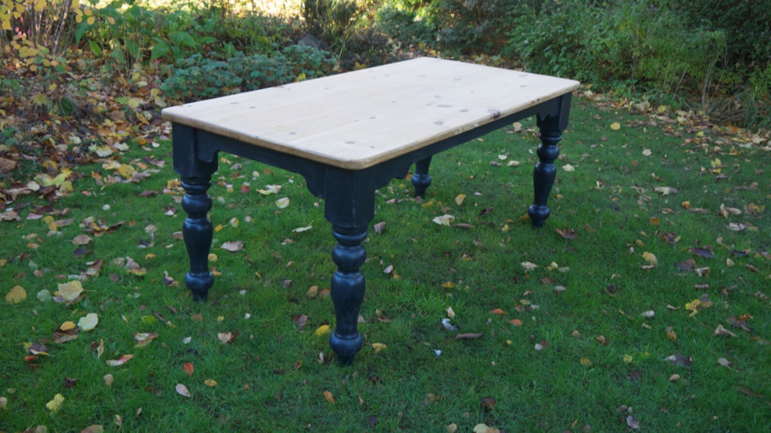 Painted to order Vintage dining tables painted legs and | Etsy