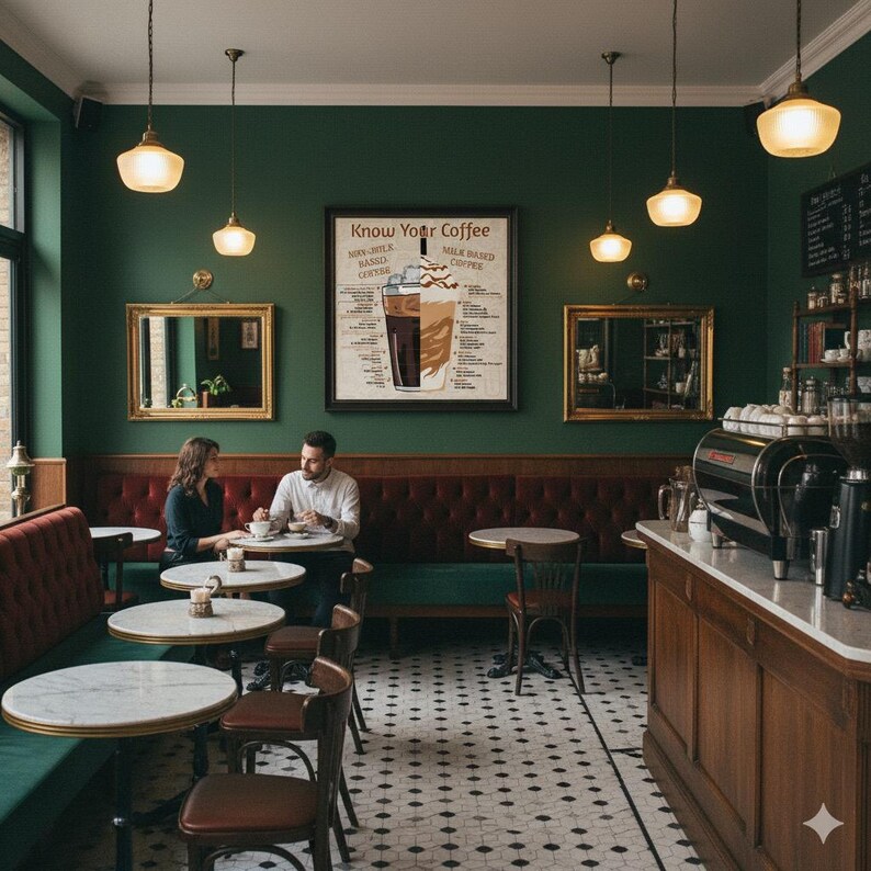 Know Your Coffee Poster | Coffee Drink Chart | Espresso Latte ...