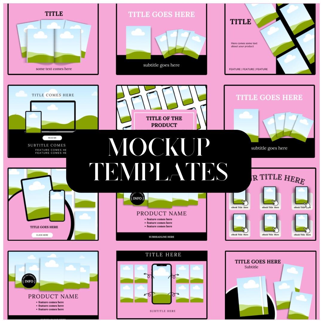 500 Mockup Templates Mockup Templates for Business Showcase Products ...