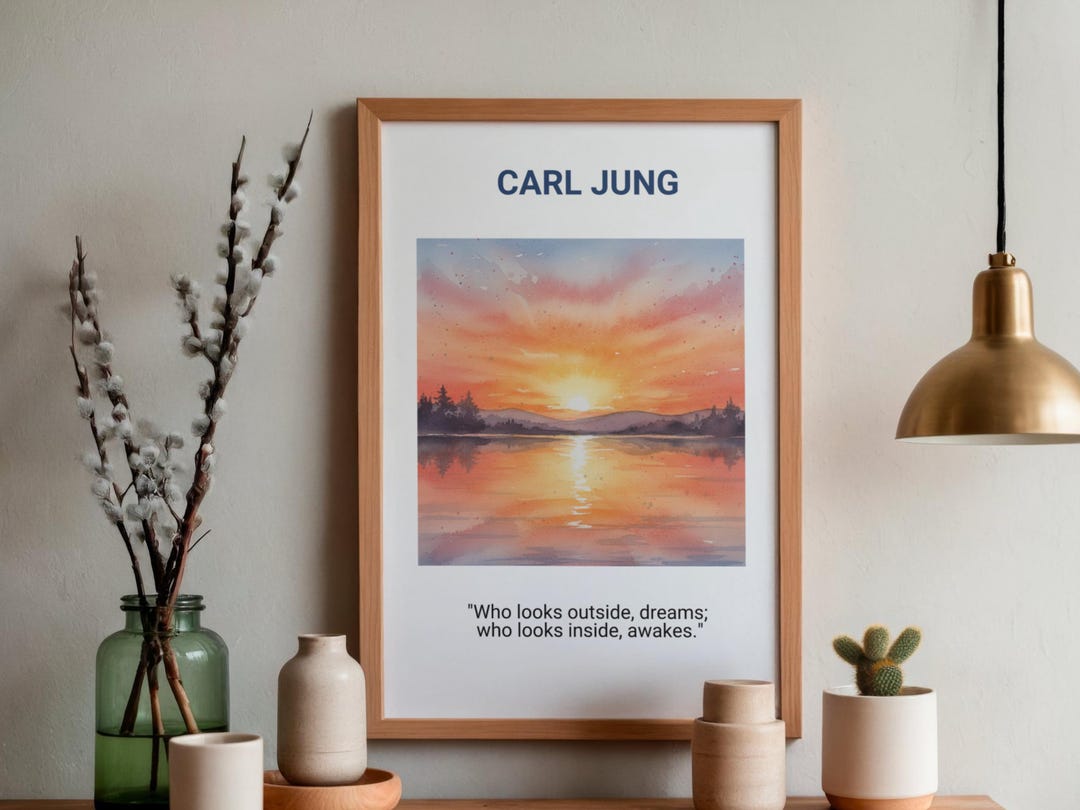 Carl Jung Quote Digital Print Counselor Teacher Psychologist Office ...