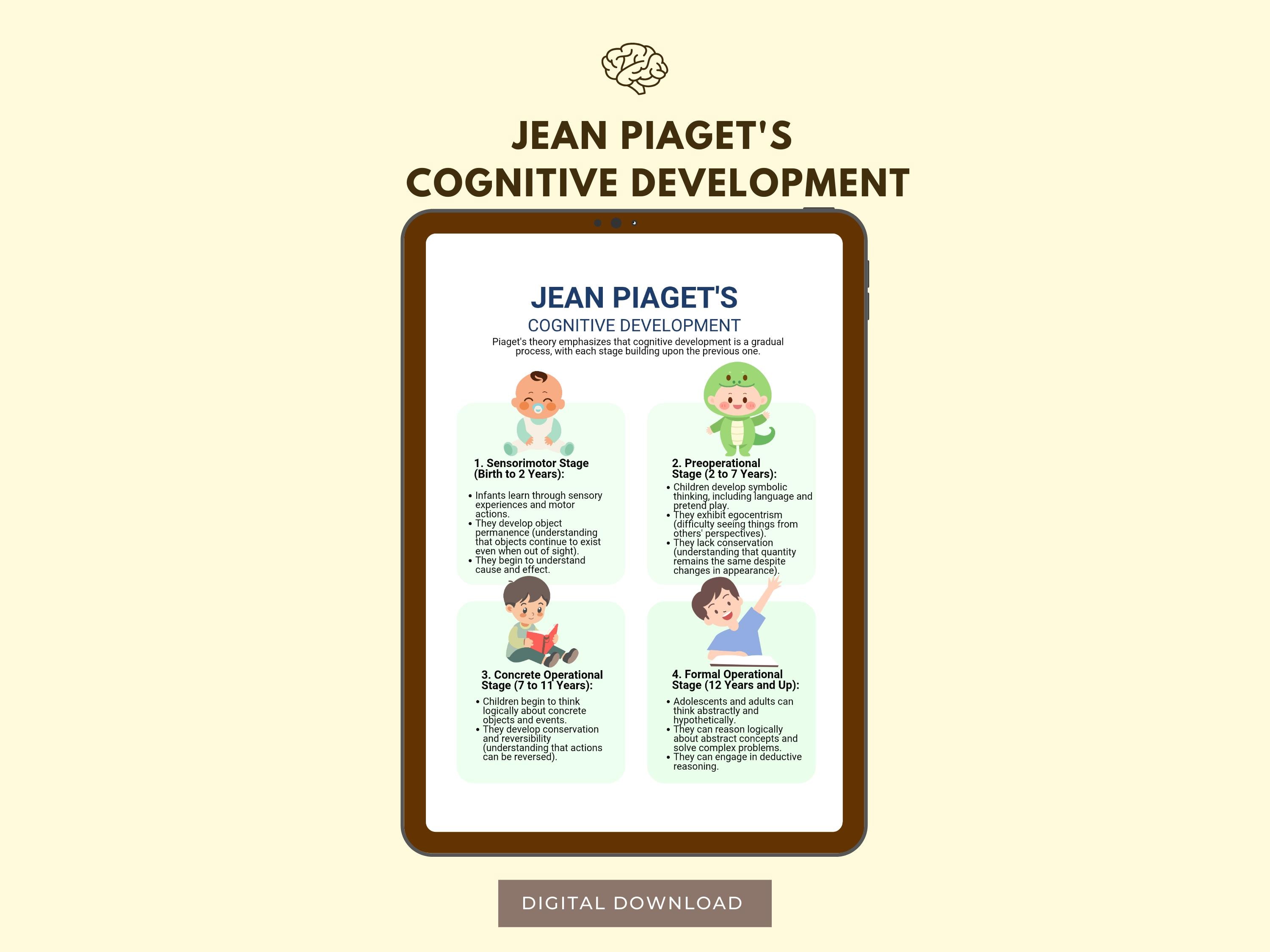 Child Cognitive Development Stages Chart