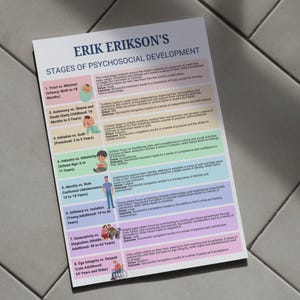 Erik Eriksons Stages of Psychosocial Development Psychology Brain Trust ...