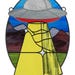 Alien UFO Stained Glass Pattern: Quirky DIY • Digital Download ...