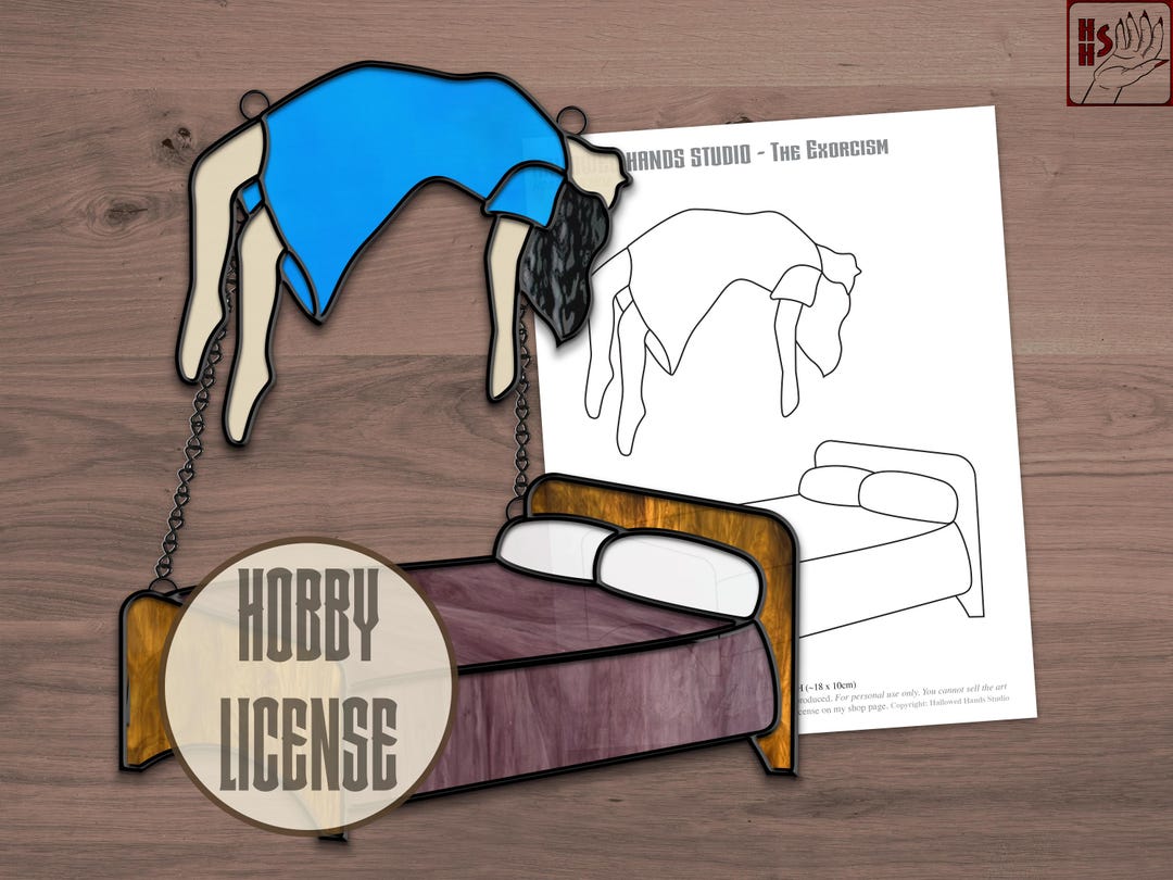Exorcism Horror Stained Glass Pattern • Digital Download • HOBBY ...
