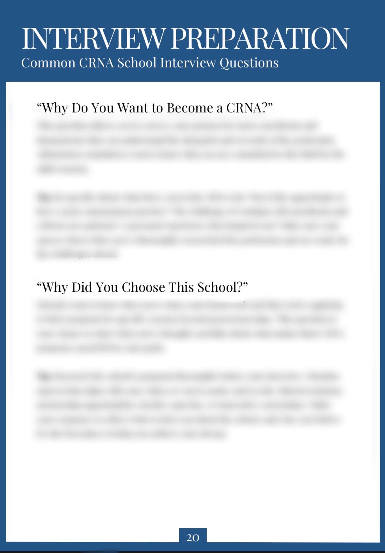 Complete CRNA School Application Guide - Etsy