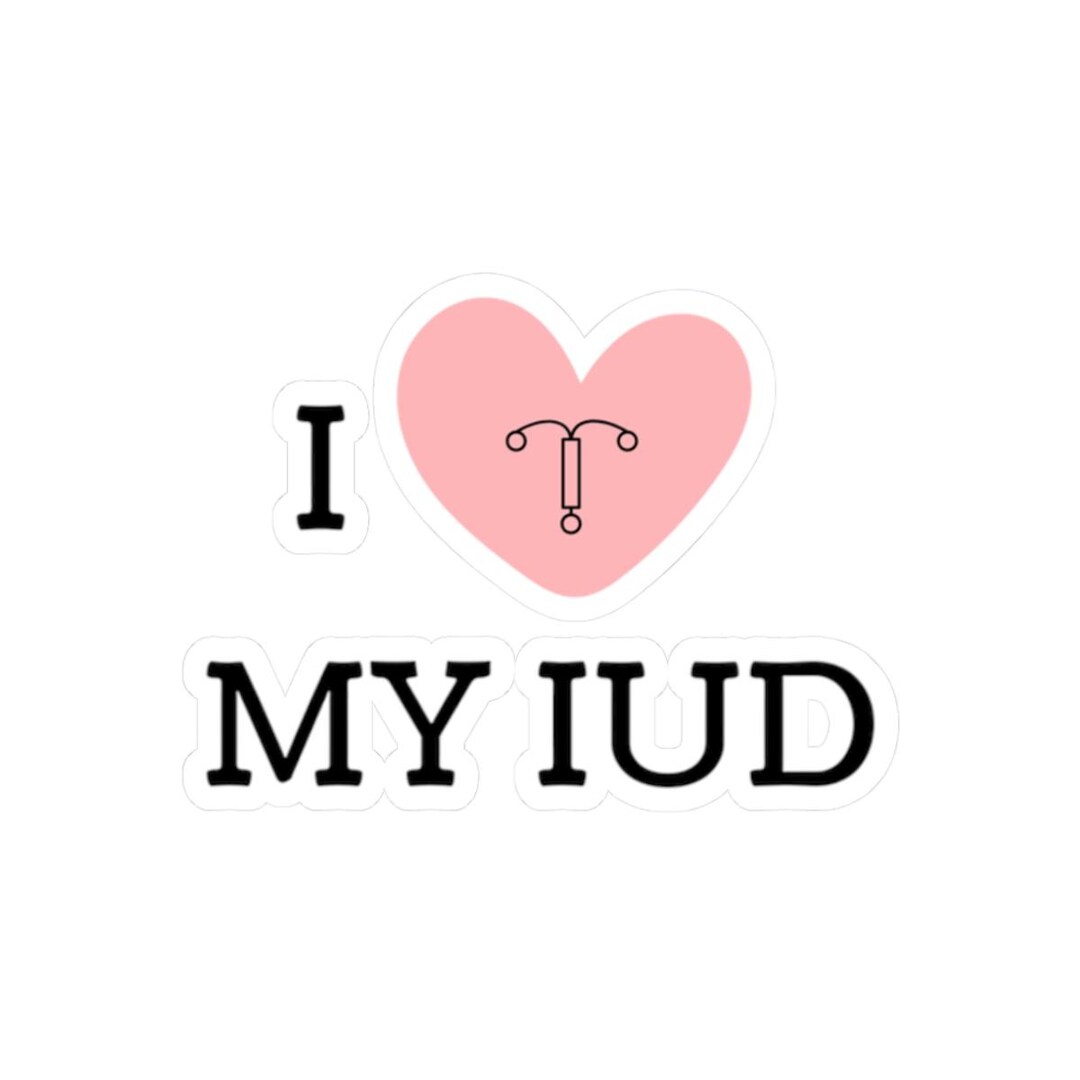 I Heart My IUD Sticker, Feminist Laptop Decal - Etsy