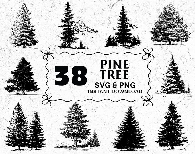 Pine Tree SVG - Etsy Canada