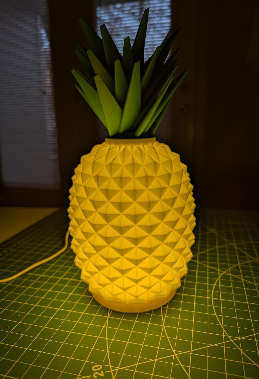 USB Powered LED Pineapple Lamp Table Lamp Night Light - Etsy