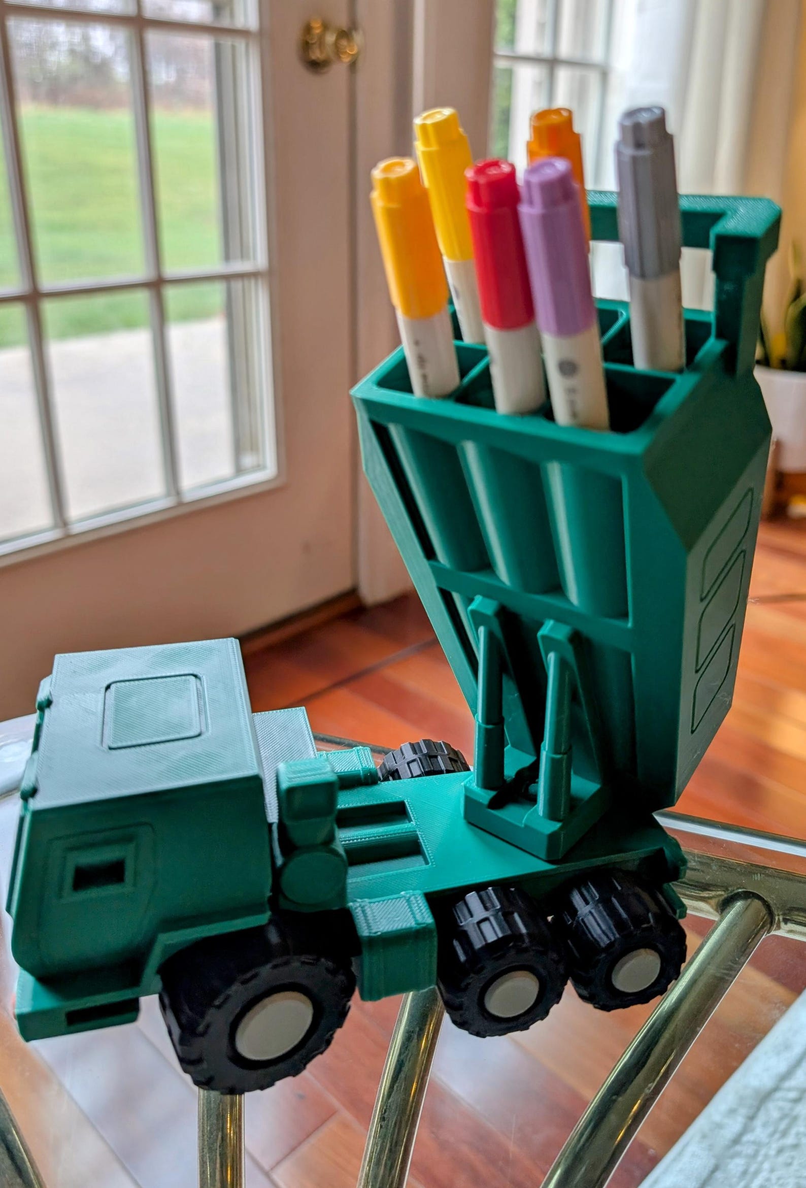 HIMARS Rocket Artillery Pen Holder: Rotating Desk Organizer(holds 6 ...