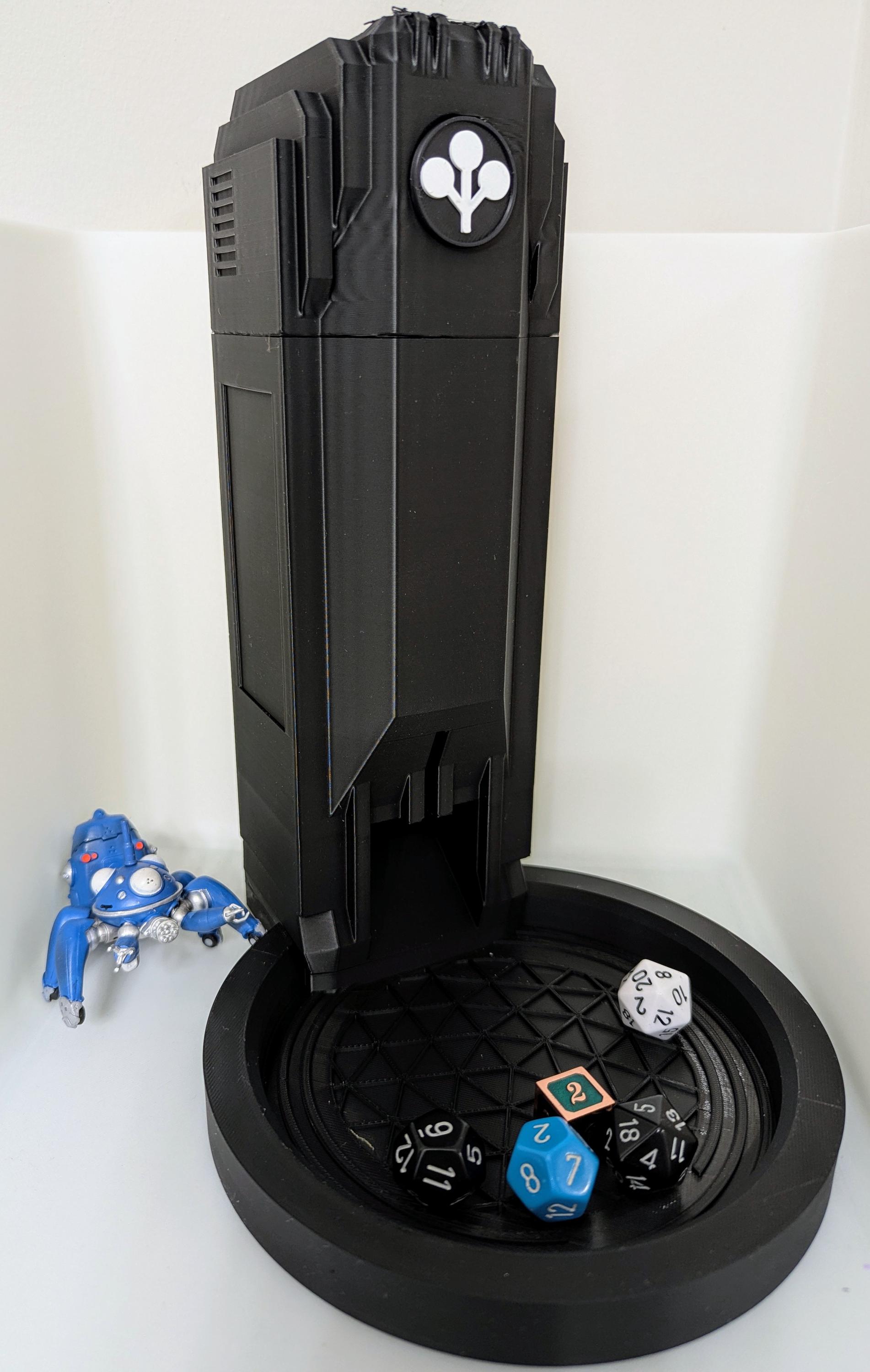 Cyberpunk Arasaka Dice Tower: Sci-fi Tabletop Set Piece Great Gift for ...