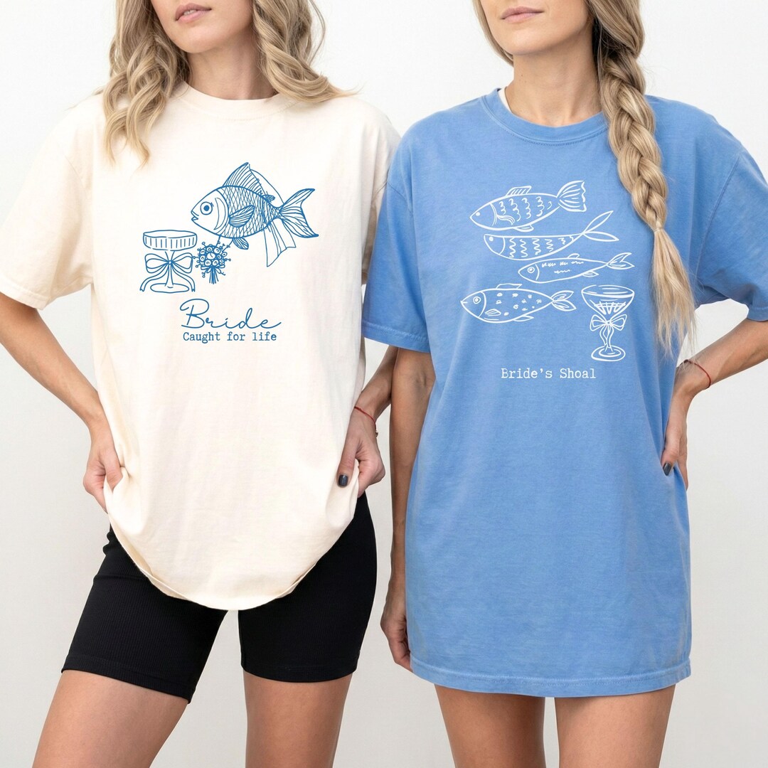 Coastal Bachelorette Party Shirts – Beach Bach Bride Shirt & Matching ...