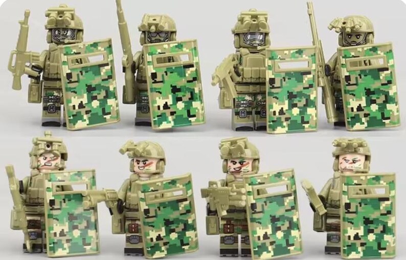 8 Army Camo Special Ops Minifigures - Etsy