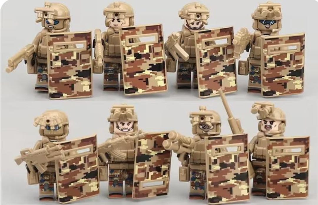 8 Military Khaki Special Ops Custom Minifigures - Etsy
