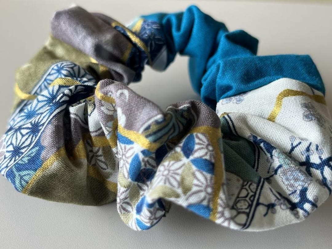 100% Cotton Kintsugi Golden Joinery Pattern Fabric Turquoise Blue - Etsy