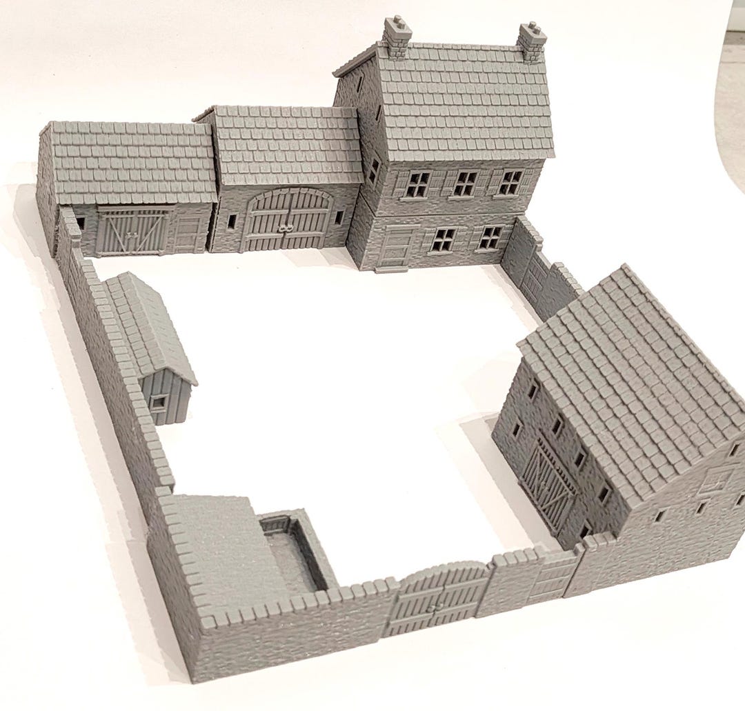 Normandy WW2 Farmhouse - Wargaming Terrain 3D Print | 28mm, 15mm, 1:72 ...