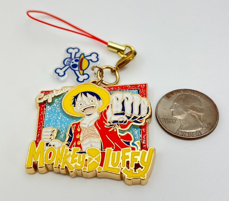 One Piece-inspired Monkey D. Luffy Keychain Accessory With Vibrant ...