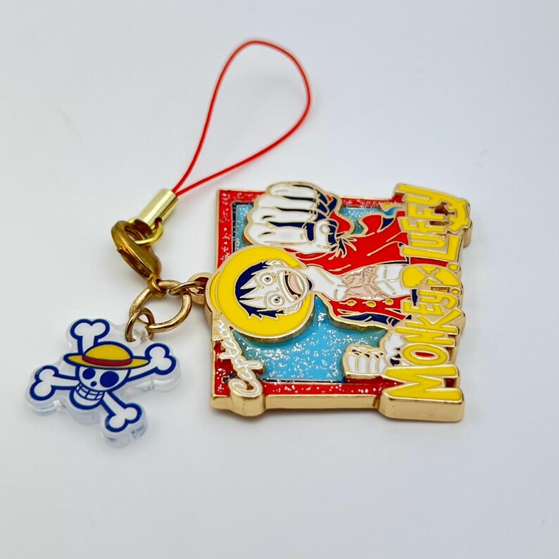 One Piece-inspired Monkey D. Luffy Keychain Accessory With Vibrant ...