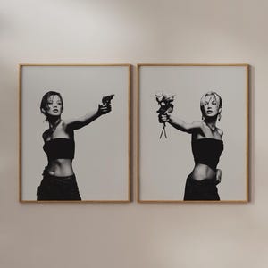 Set of 2 Black & White Posters – Inspirational Fashion Wall Art, Trendy ...