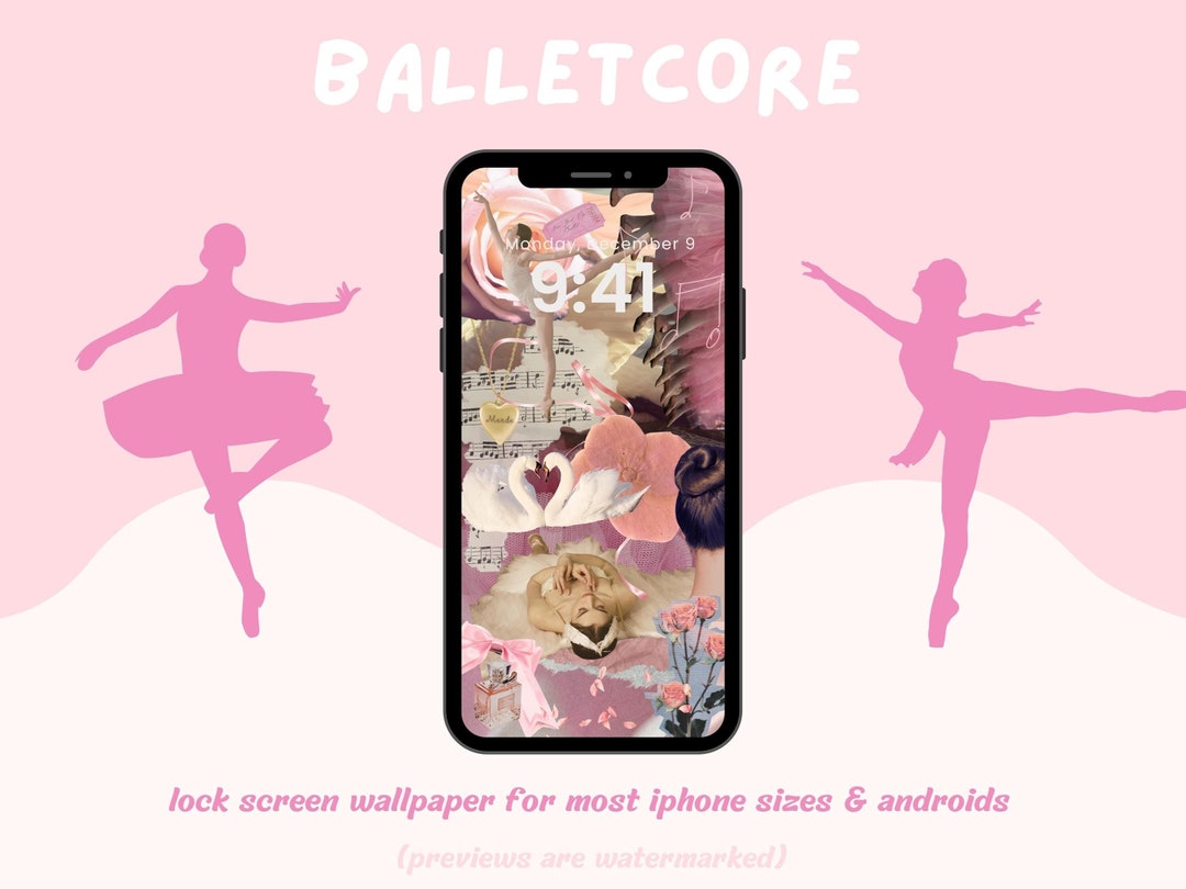 Coquette Aesthetic iPhone Wallpaper: Cute Pink Background, Balletcore ...