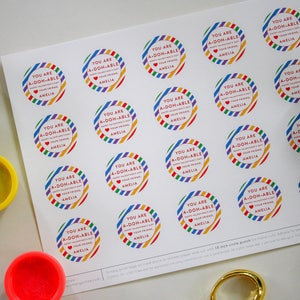 DIGITAL Play Doh Tag Valentine / Play Doh Sticker / Play Doh Tags ...